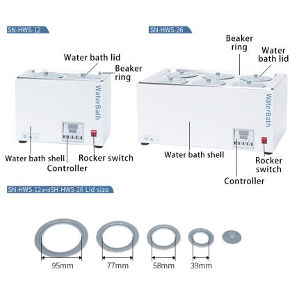Electric heating constant temperature water bath perforated water bath ...
