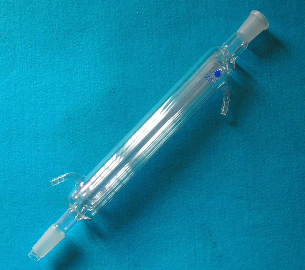 24/40,300mm,Glass Davies Condenser,Double Jecket,Chemistry Laboratory ...