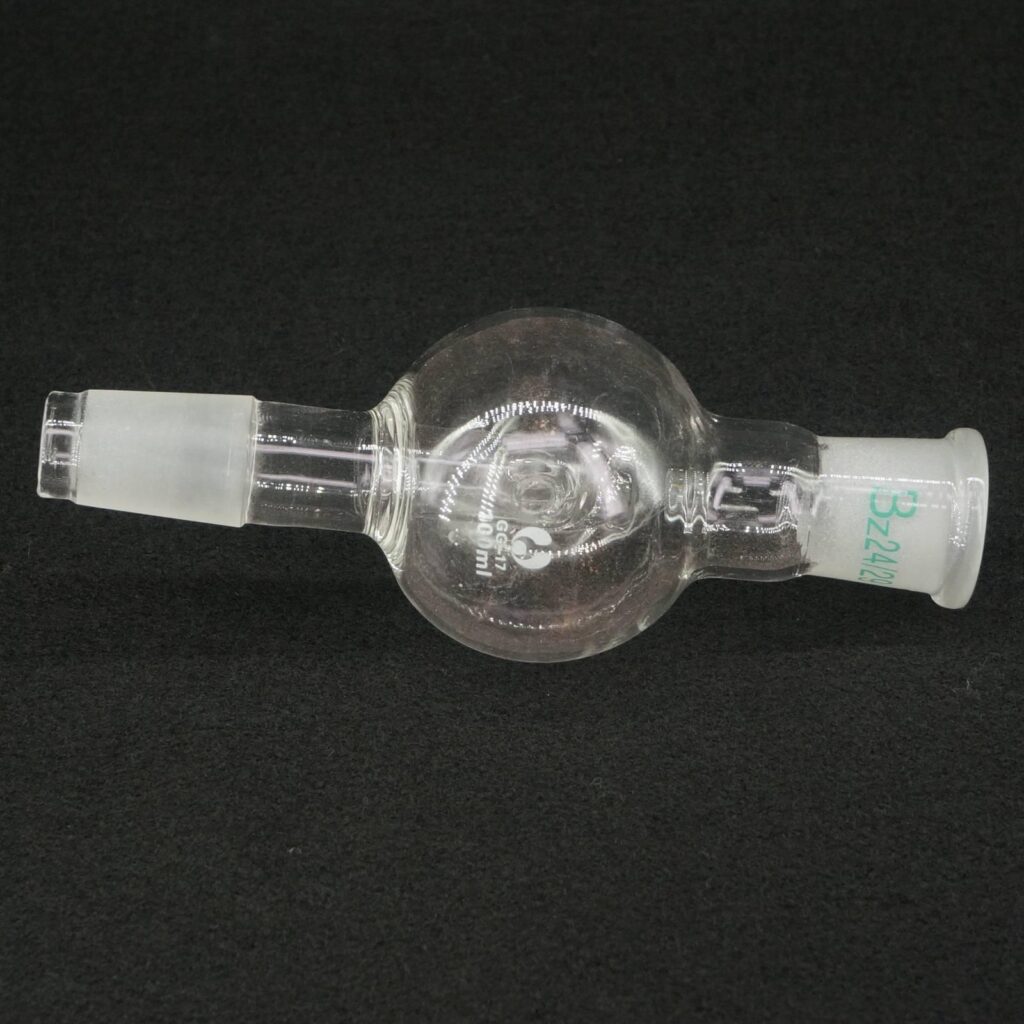 100ml Bump Trap 24/29 to 24/29 Ground Joint Lab Glass Rotary Evaporator ...