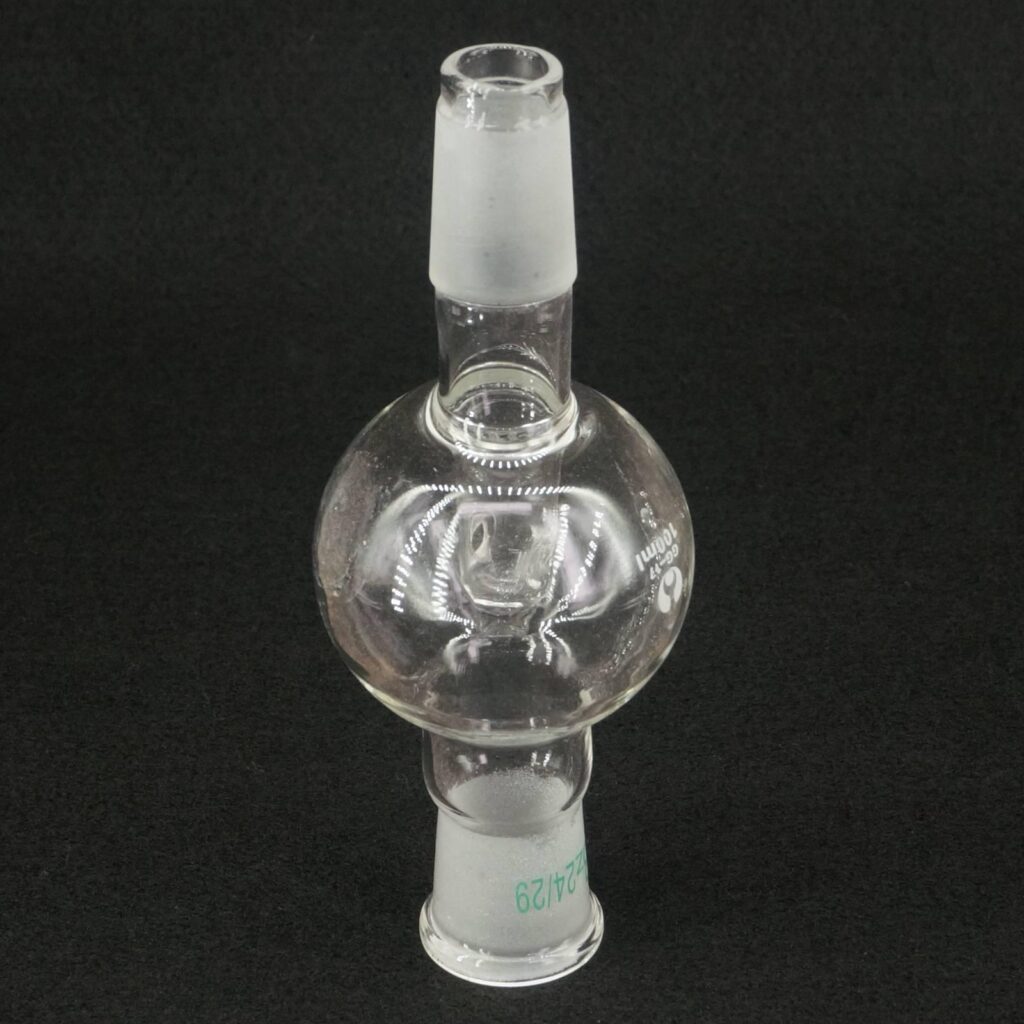 100ml Bump Trap 24/29 to 24/29 Ground Joint Lab Glass Rotary Evaporator ...