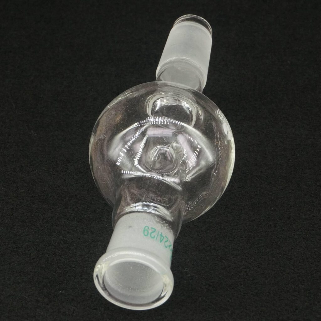 100ml Bump Trap 24/29 to 24/29 Ground Joint Lab Glass Rotary Evaporator ...