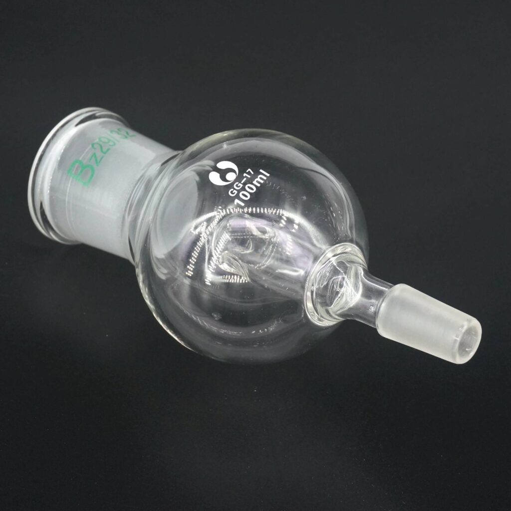 100ml Glass Rotary Evaporator Bump Trap 29/32 Female to 14/23 Male ...