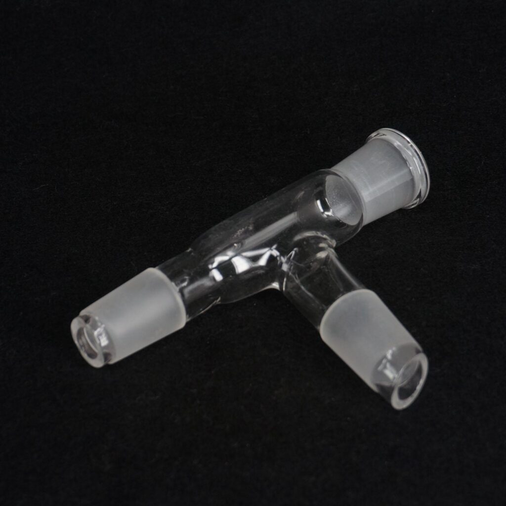 24/29 Joint Borosilicate Glass Distillation Adapter 3-way 75 Degree ...