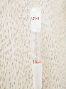 laboratory straight connection adapter, distillation tube, ground ...