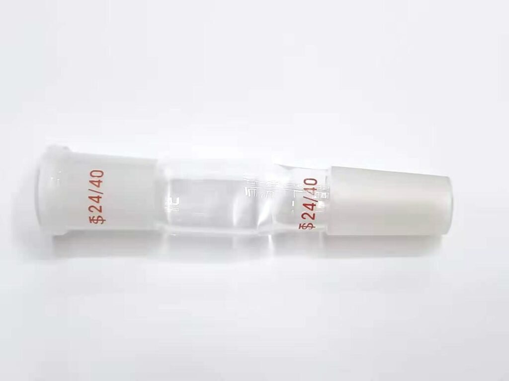 24/40 laboratory straight connection adapter, distillation tube, ground ...