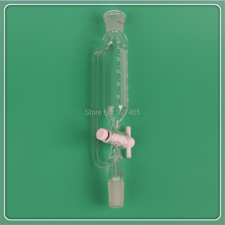 50ml Separatory Funnel Constant Pressure with PTFE stopcock and scale ...