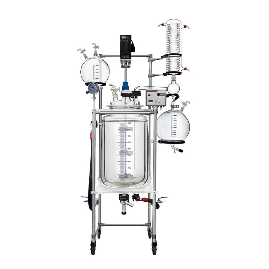 50 liter jacket reactor Chemical pyrolysis glass reactor - Get Best ...